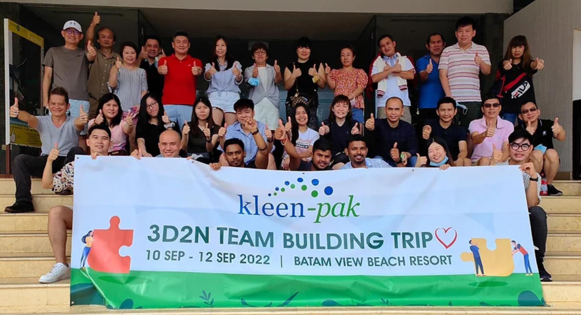 Kleen-Pak 3D2N Team Building Trip at Batam, Indonesia