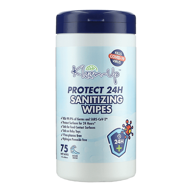 Kleen-Up Protect 24H Sanitizing Wipes (75 sheets)